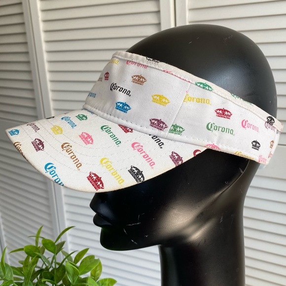 Corona | Accessories | Y2k Corona Beer Colorful Visor Hat | Poshmark